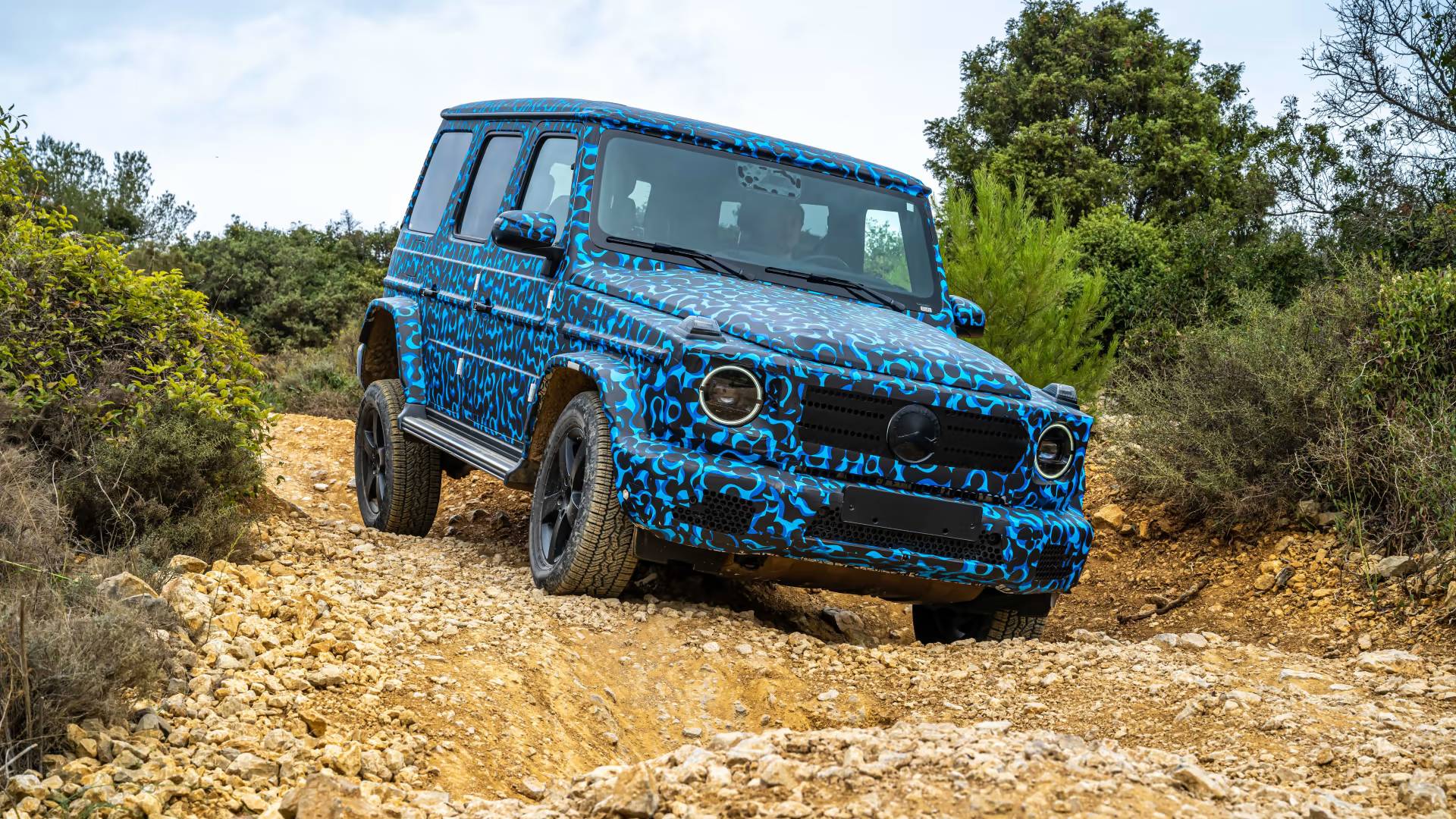 Elektrikli Mini Mercedes G-Serisi Kış Testlerinde