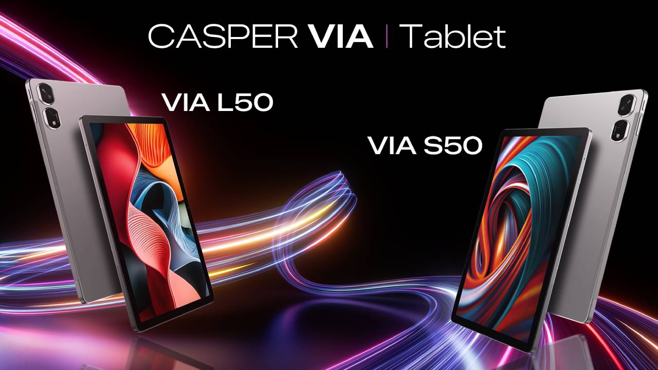Casper'dan yeni tablet modelleri: VIA L50 ve VIA S50! - NEBUNE