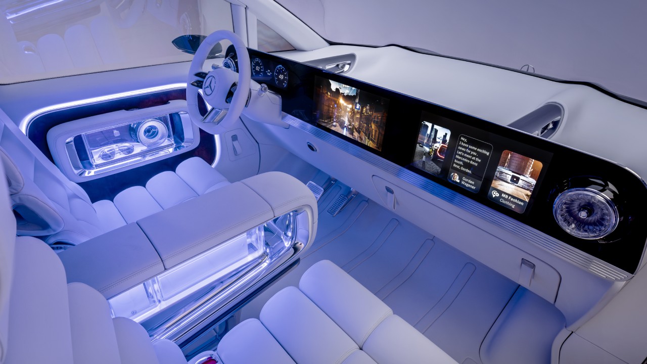 Mercedes-Benz'den tamamen elektrikli MPV konsepti: Vision V! - NEBUNE